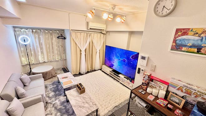 新大阪駅すぐ/24時間利用可/室内防犯カメラ無し/75インチドデカTV📺ドルビー音質♬ 映画🎞️押し活💛の写真1