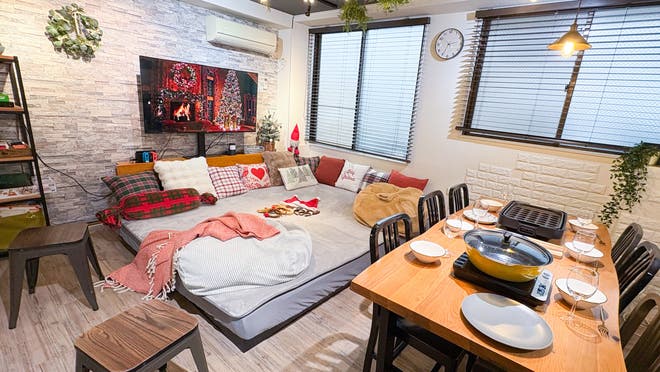 【渋谷駅4分】🦌贅沢クリスマス🛷パーティー・飲み会・デート・ゴロゴロ女子会に✨最大何名でも♪一年お疲れさまでした🥂の写真2