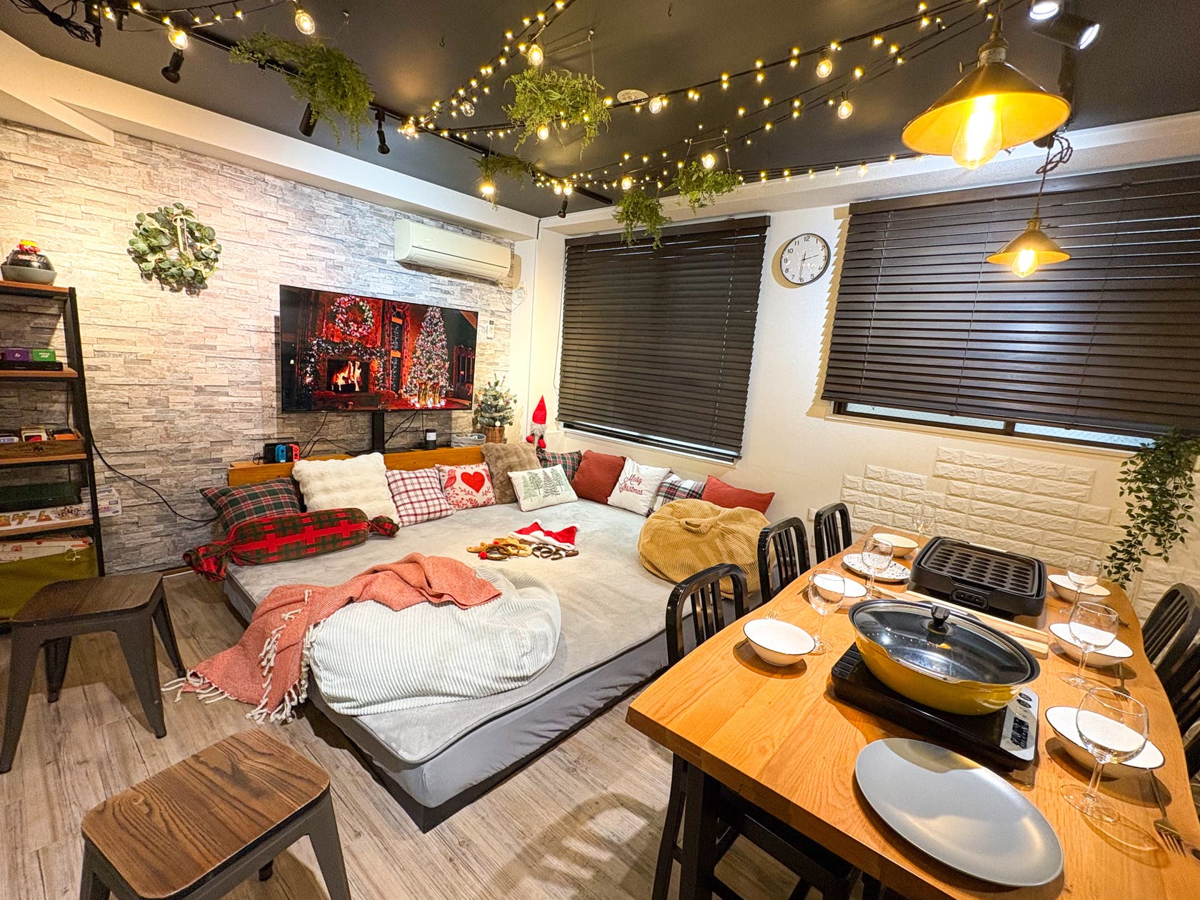 【渋谷駅4分】🦌贅沢クリスマス🛷パーティー・飲み会・デート・ゴロゴロ女子会に✨最大何名でも♪一年お疲れさまでした🥂の写真1