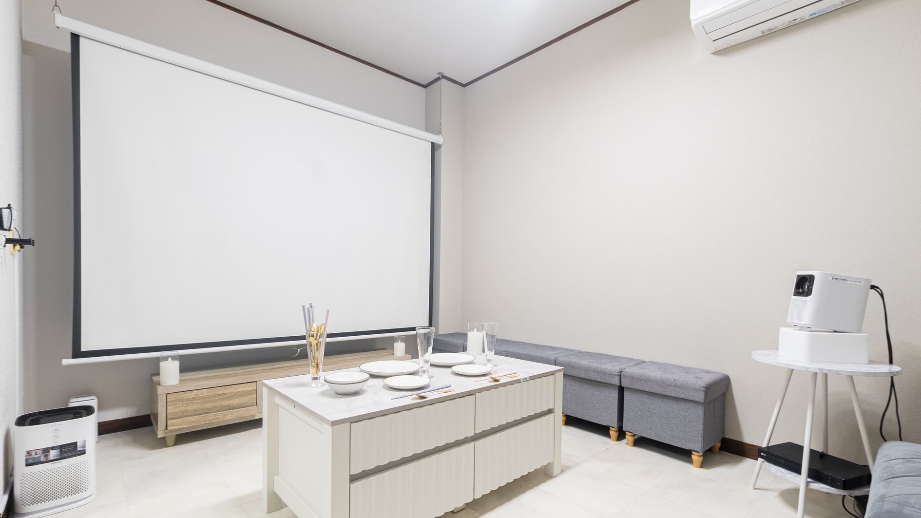 《ルミ南森町》梅田・南森町すぐ商店街の中で楽々♡プロジェクター🎬24時間営業🕐ごみ捨て無料！おうちデート♡女子会♡の写真19