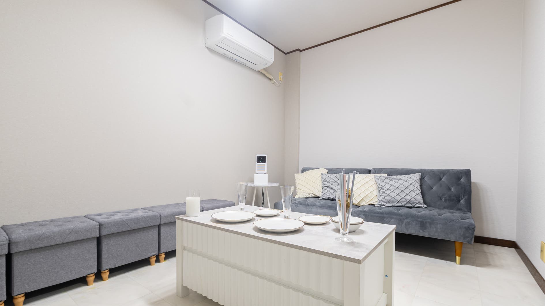 《ルミ南森町》梅田・南森町すぐ商店街の中で楽々♡プロジェクター🎬24時間営業🕐ごみ捨て無料！おうちデート♡女子会♡の写真20