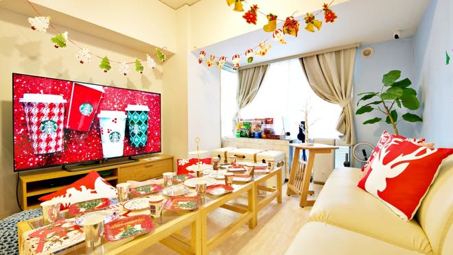 クリスマス装飾🎄渋谷4分🐝女子会🌷推し会👑おうちデート🌷スポーツ観戦⚾🍿65㌅TV📺誕生日会🍰_374の写真1