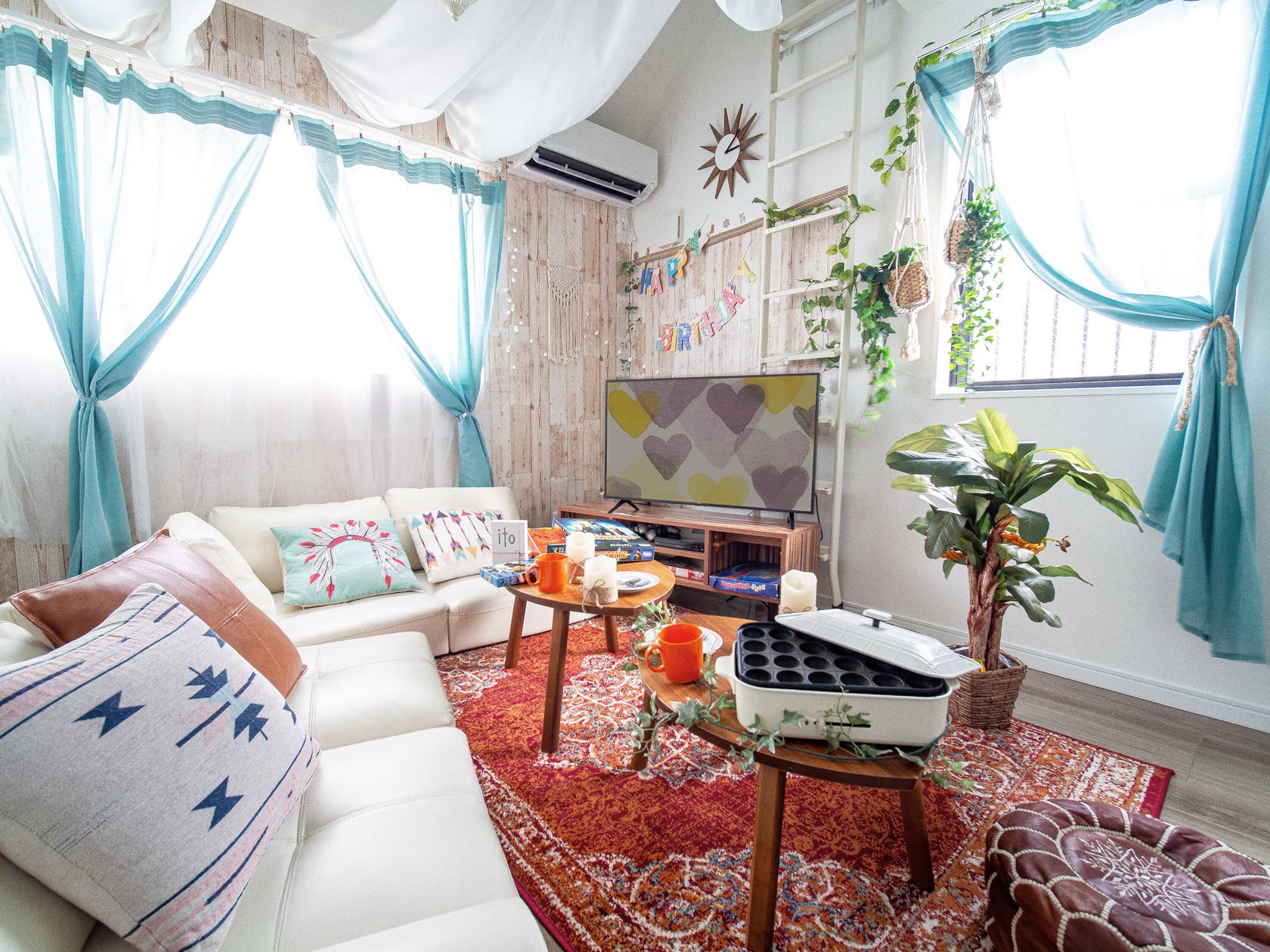 【今だけお得‼】ラゾーナ2分🚶‍♂️ツリー設置🎄新品ソファー✨ゆったりロフト🏠Netflix📺女子会｜デートの写真1