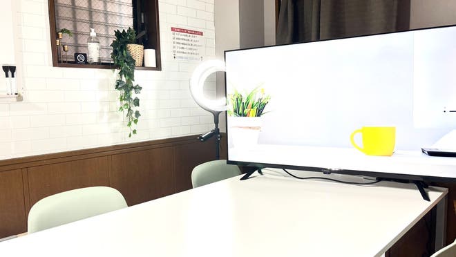 【京都駅八条口徒歩6分!】完全個室/大型モニター・路面店/飲食OK/リモート・Web会議・ミーティング・快適なワークスペースの写真8