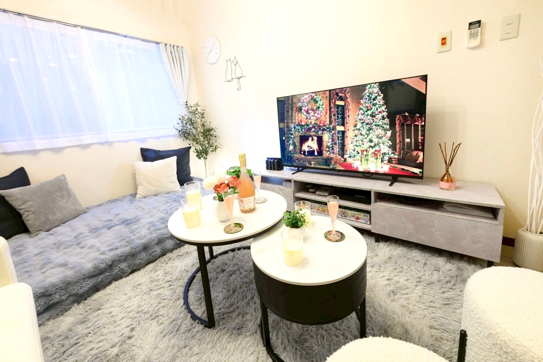 今年12月OPEN🤍烏丸御池すぐ🎀✨北欧モダン💖ふわふわマットレス💕女子会/おうちデート💕ゲーム関係充実&無料🎮✨の写真9