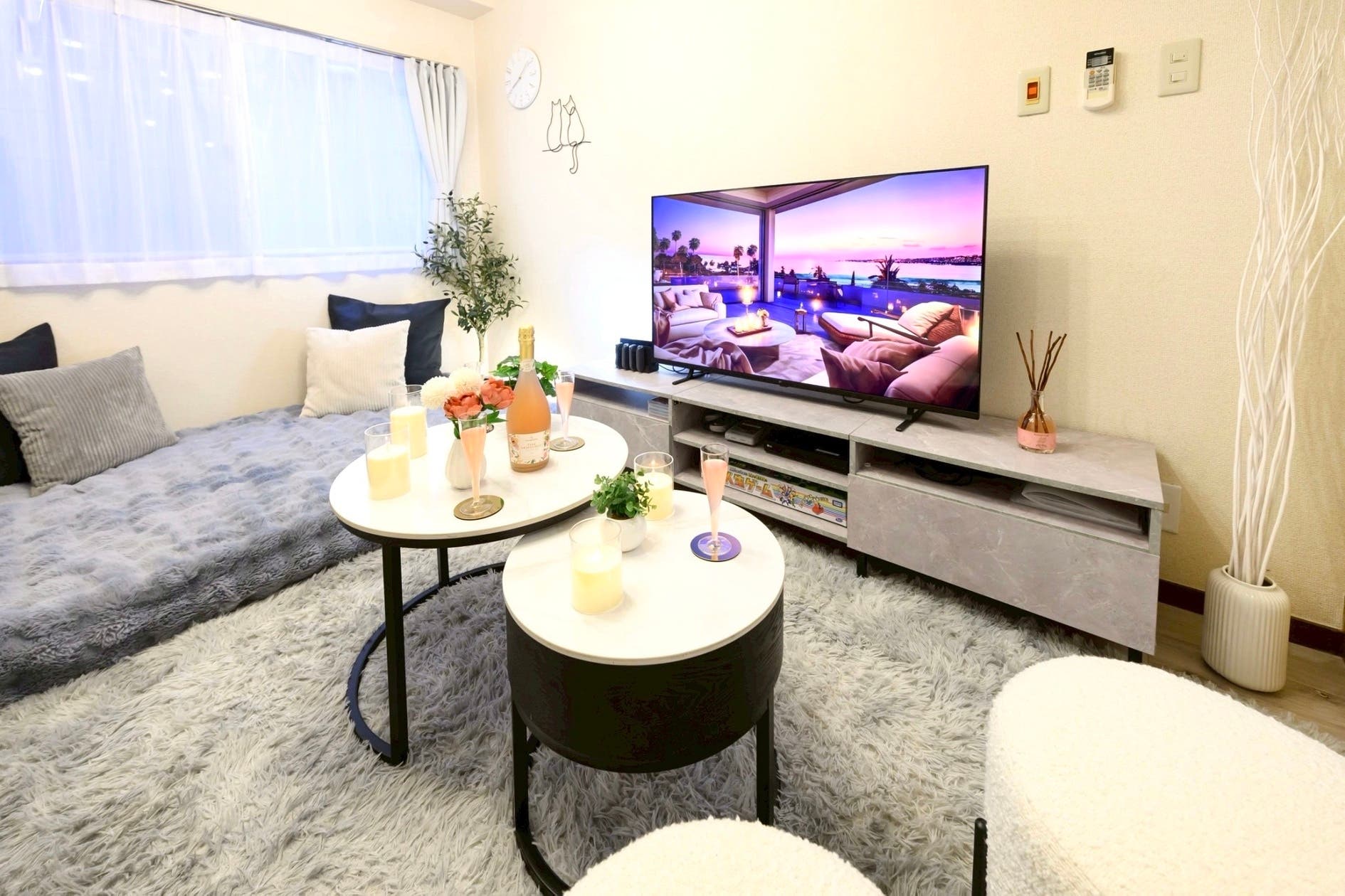 今年12月OPEN🤍烏丸御池すぐ🎀✨北欧モダン💖ふわふわマットレス💕女子会/おうちデート💕ゲーム関係充実&無料🎮✨の写真8