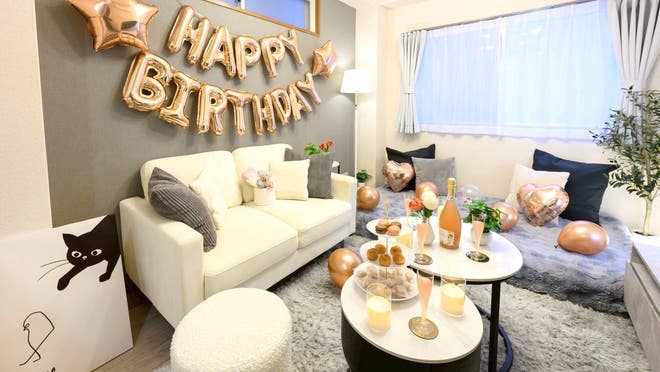 2025年12月OPEN🤍烏丸御池すぐ🎀✨北欧モダン💖ふわふわマットレス💕女子会/おうちデート💕大迫力50㌅TV🎮✨の写真2