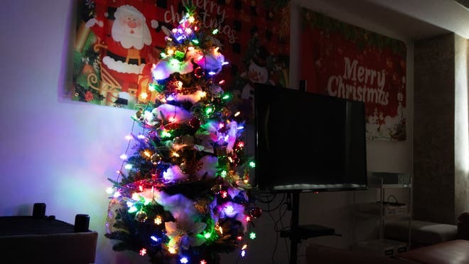 クリスマス🎅🎄新宿御苑前駅徒歩4分 広々としたパーティルーム 💛女子会💚推し活💗 📺55インチ大型テレビの写真7