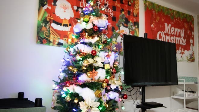 クリスマス🎅🎄新宿御苑前駅徒歩4分 広々としたパーティルーム 💛女子会💚推し活💗 📺55インチ大型テレビの写真6