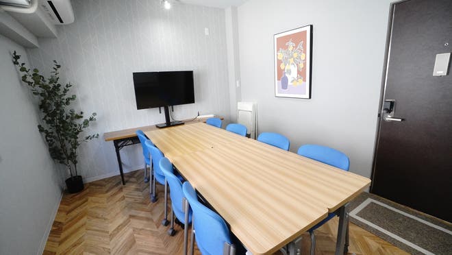 <テレワーク@伏見>10名収容完全個室✨光回線Wi-Fi📶モニター🖥️会議/商談/セミナー/ワークショップの写真4