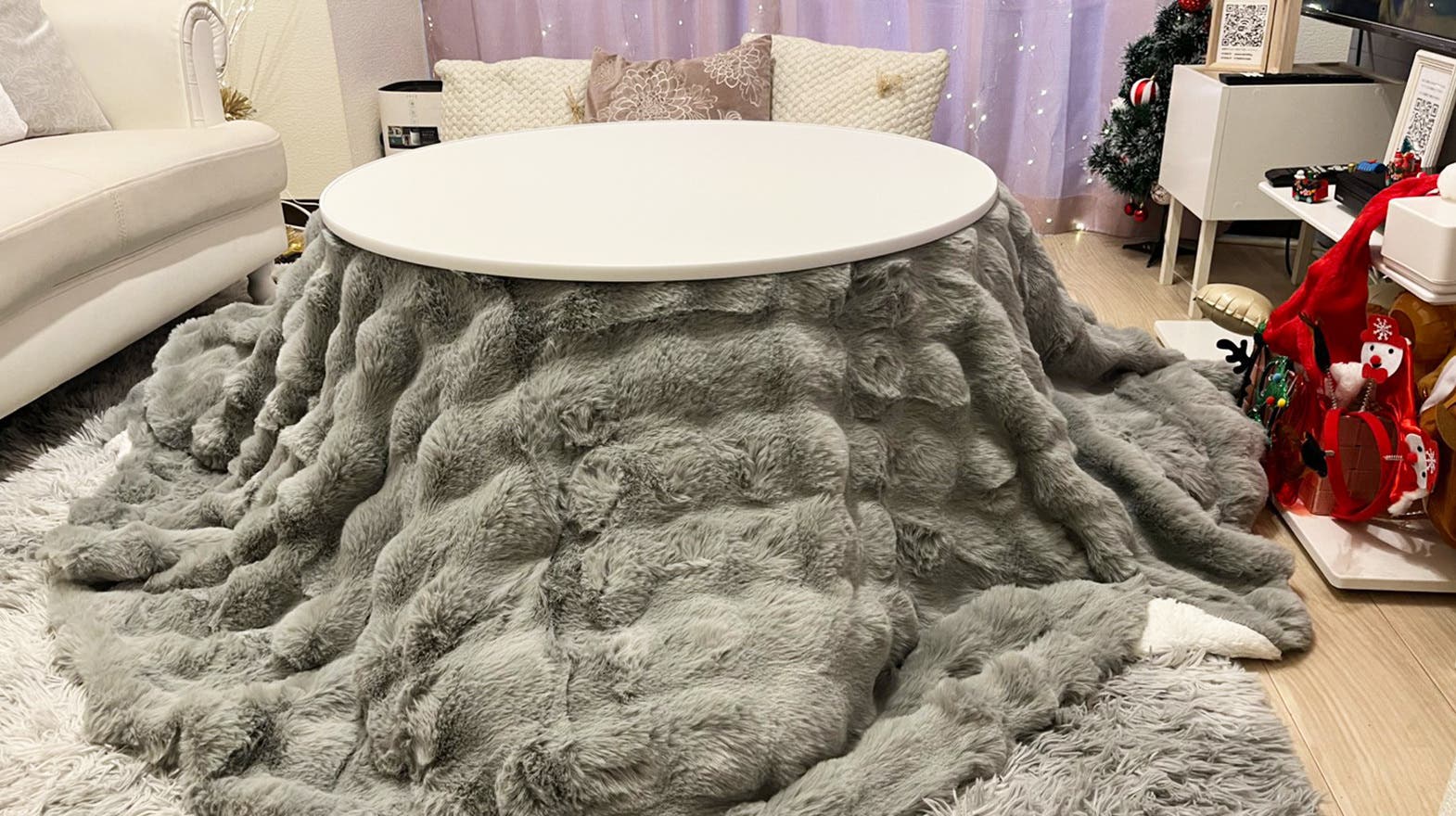 【冬季限定】こたつ×クリスマス装飾でほっこりパーティー🎂名古屋駅7分🚶‍♀️最大6名🙆‍♀️75㌅大型TVの写真10