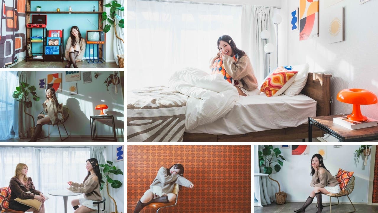 🆕OPEN 20%OFF📣新大久保駅4分｜レトロでポップなデザインハウス｜自然光×リビングダイニング｜ポートレートの写真8