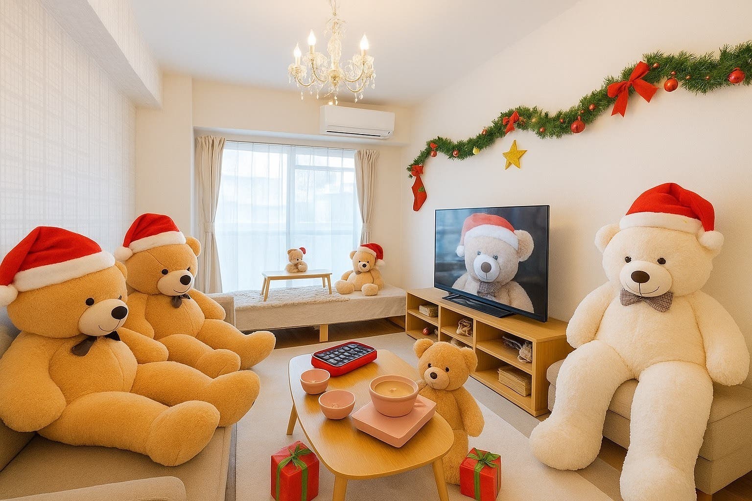 【テディー四条河原町🧸】クリスマスグッズ🎄烏丸駅河原町駅2分🚃女子会♡おうちデート♡鑑賞会♡誕生日会の写真2