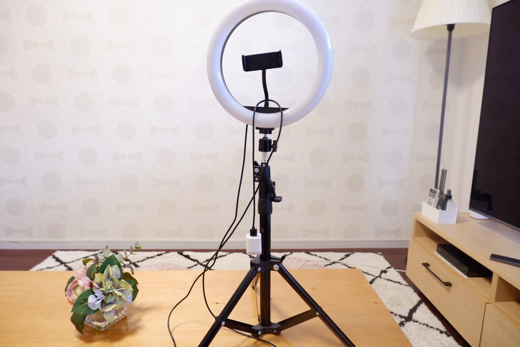 自撮りLEDライトの画像1