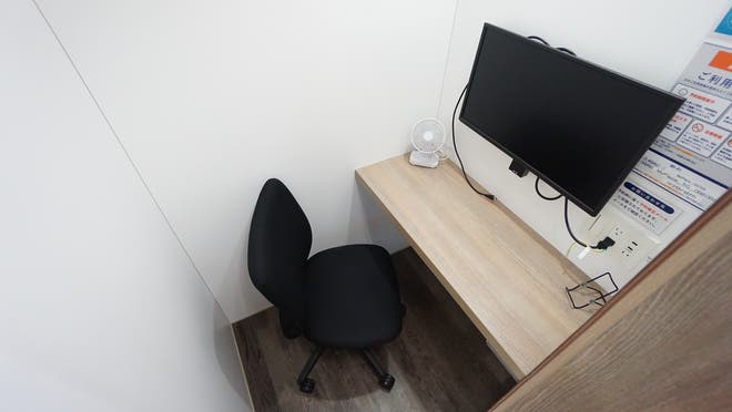 <PaO Work 自由が丘No.1>集中できるワークブース💼Wi-Fi完備📶モニター付!テレワーク/ZOOM/自習/作業の写真7