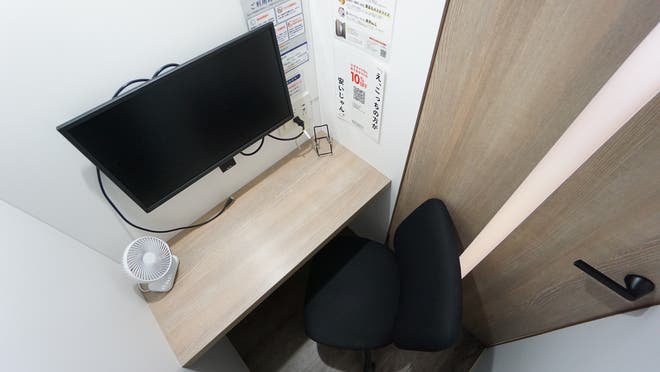 <PaO Work 自由が丘No.1>集中できるワークブース💼Wi-Fi完備📶モニター付!テレワーク/ZOOM/自習/作業の写真8