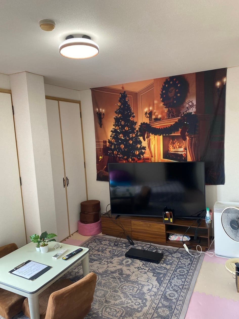 🚶‍♂️我孫子町駅2分✨最上階5F角部屋🧹24ｈ毎回清掃💕60型TVで映画館💗🍷🎮の写真1