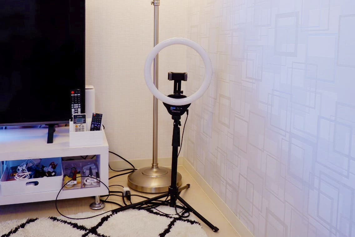 自撮りLEDライトの画像1