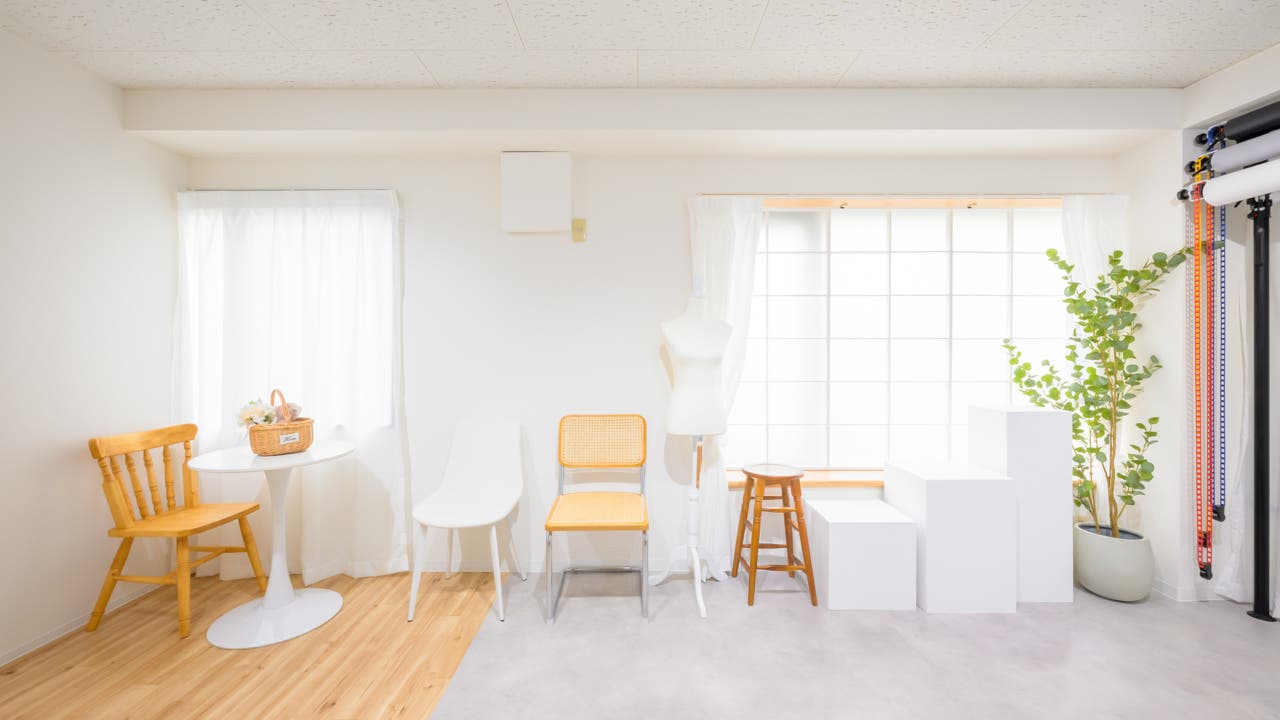 ✨NEWOPEN✨神泉徒歩1分🚶自然光☀️背景5種🎉アーチ壁🤍撮影／物撮り／SNS撮影／コスプレの写真15