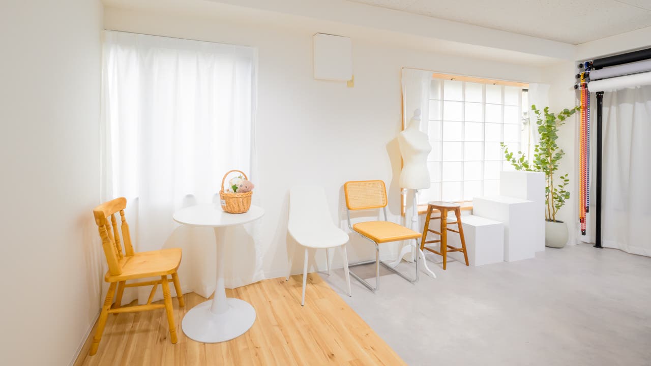 ✨NEWOPEN✨神泉徒歩1分🚶自然光☀️背景5種🎉アーチ壁🤍撮影／物撮り／SNS撮影／コスプレの写真24