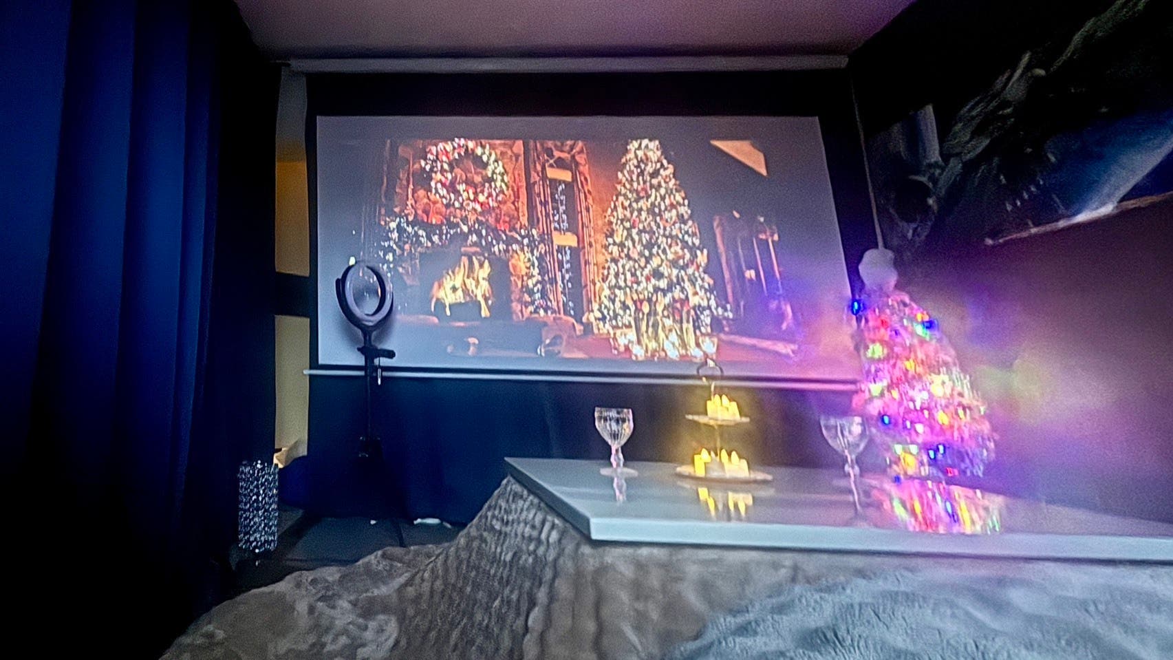 ぬくぬく🥰こたつ&クリスマス🎄ツリー装飾のお部屋でパーティー🎂✨🎞️まったりおうちデート😘✨コスプレ・推し活・動画配信の写真11