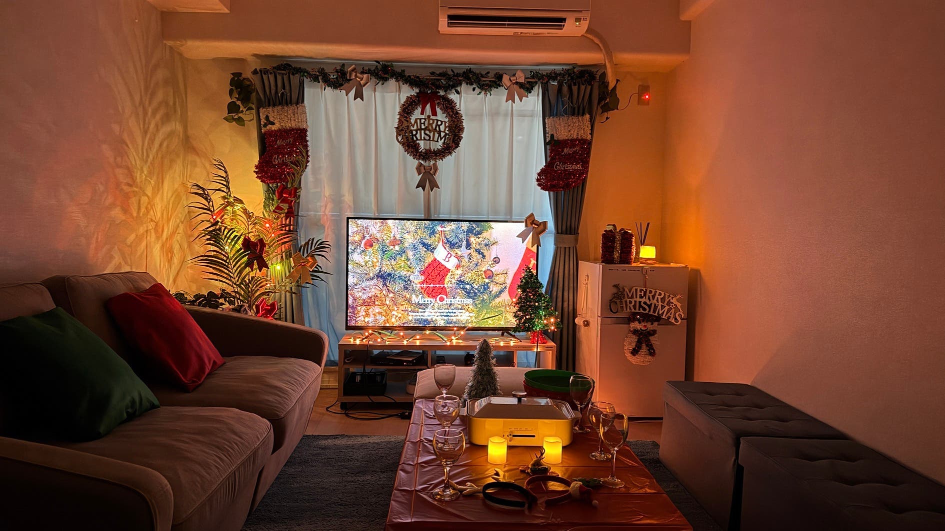 😍ポップコーン無料❣️推し活🍷女子会🤗サプライズ💙映画鑑賞🎦人気ゲーム機🎮映えライト💡24H💚ゴミ捨場有の写真1