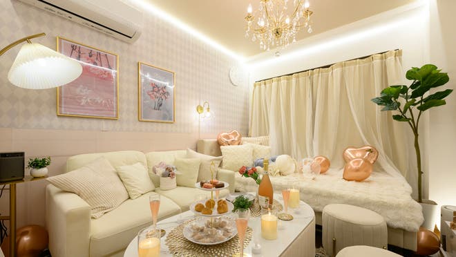 ✨大人かわいい世界観🤍推しに浸れる特別な時間💕大迫力100㌅鑑賞会🎬💓Switch&ボドゲ会🎮マットレス💓未成年OKの写真1