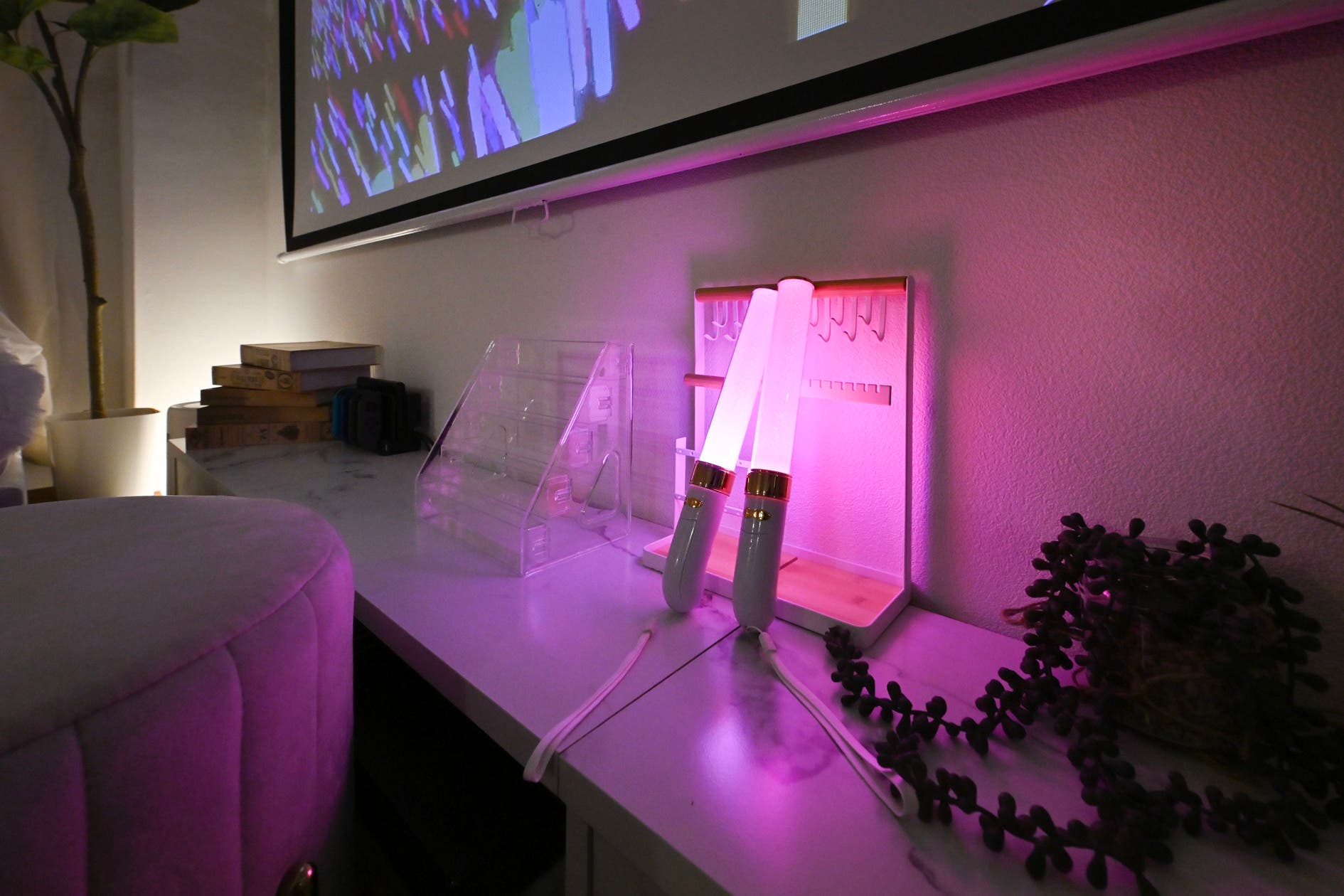 ✨大人かわいい世界観🤍推しに浸れる特別な時間💕大迫力100㌅鑑賞会🎬💓Switch＆ボドゲ会🎮マットレス💓未成年OKの写真15