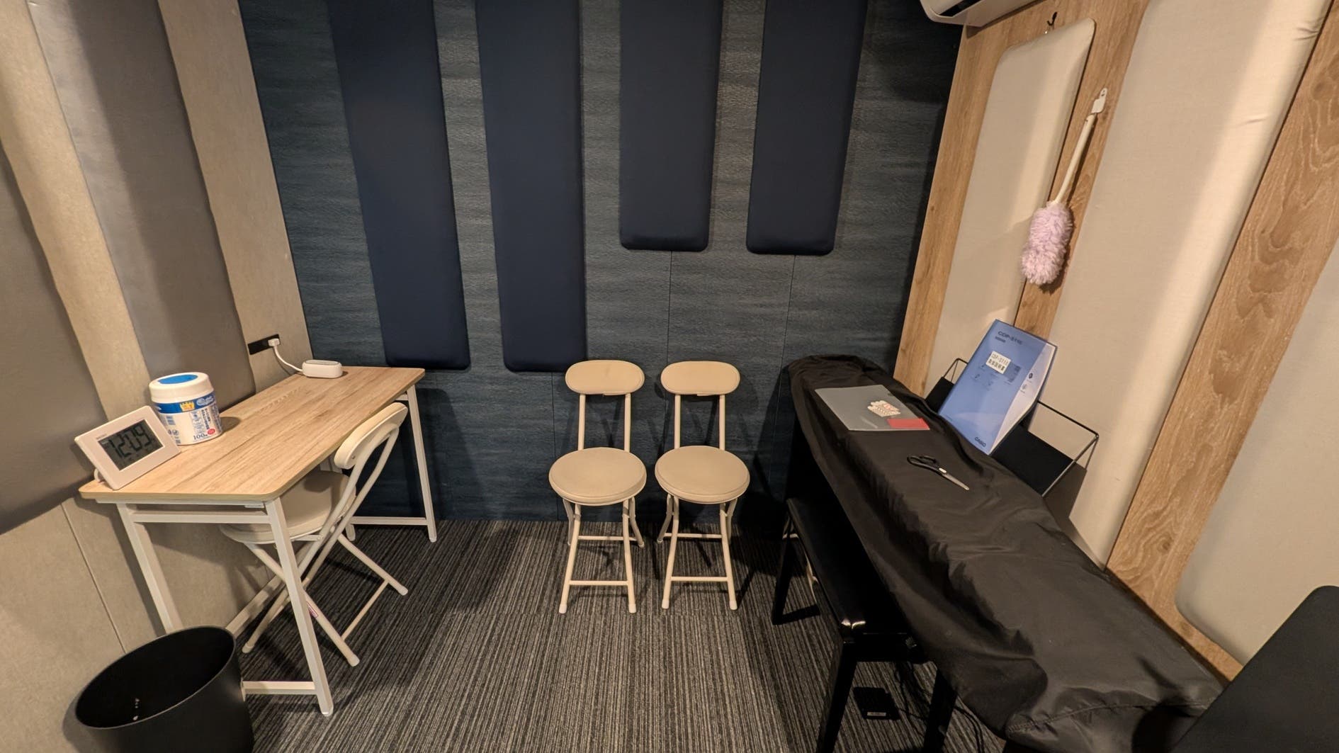 【江古田スタジオ・４畳・エアコン・電子ピアノ】上質な空間/江古田徒歩1分/一部屋料金/防音性能▲40dBの写真3