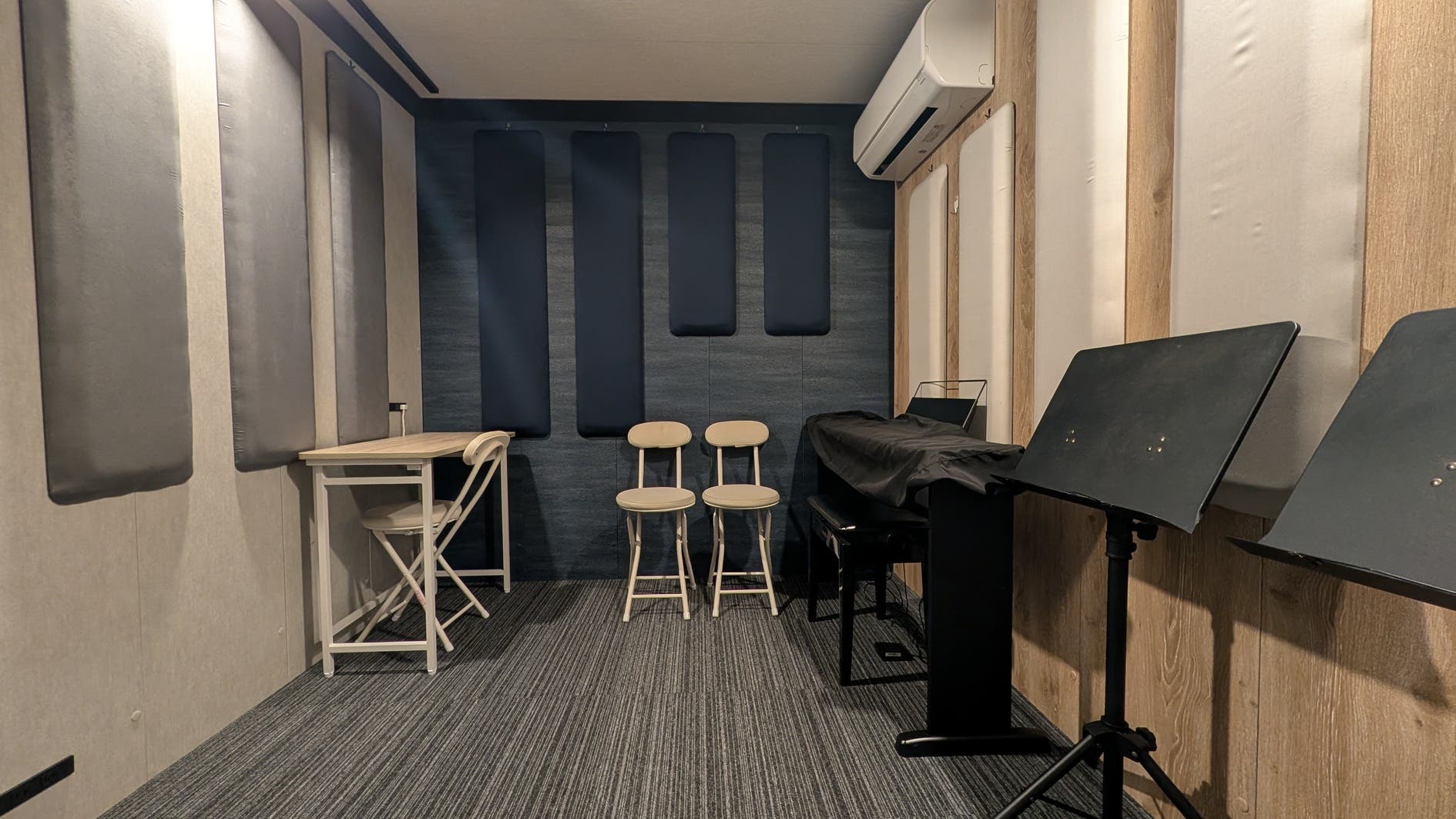 【江古田スタジオ・４畳・エアコン・電子ピアノ】上質な空間/江古田徒歩1分/一部屋料金/防音性能▲40dBの写真5