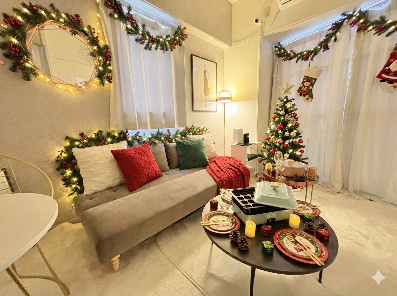 【名古屋駅5分】映画・Netflix見放題🍿ホームパーティー🍽飲食可／24時間365日利用OK🏪高速Wifi✨の写真3