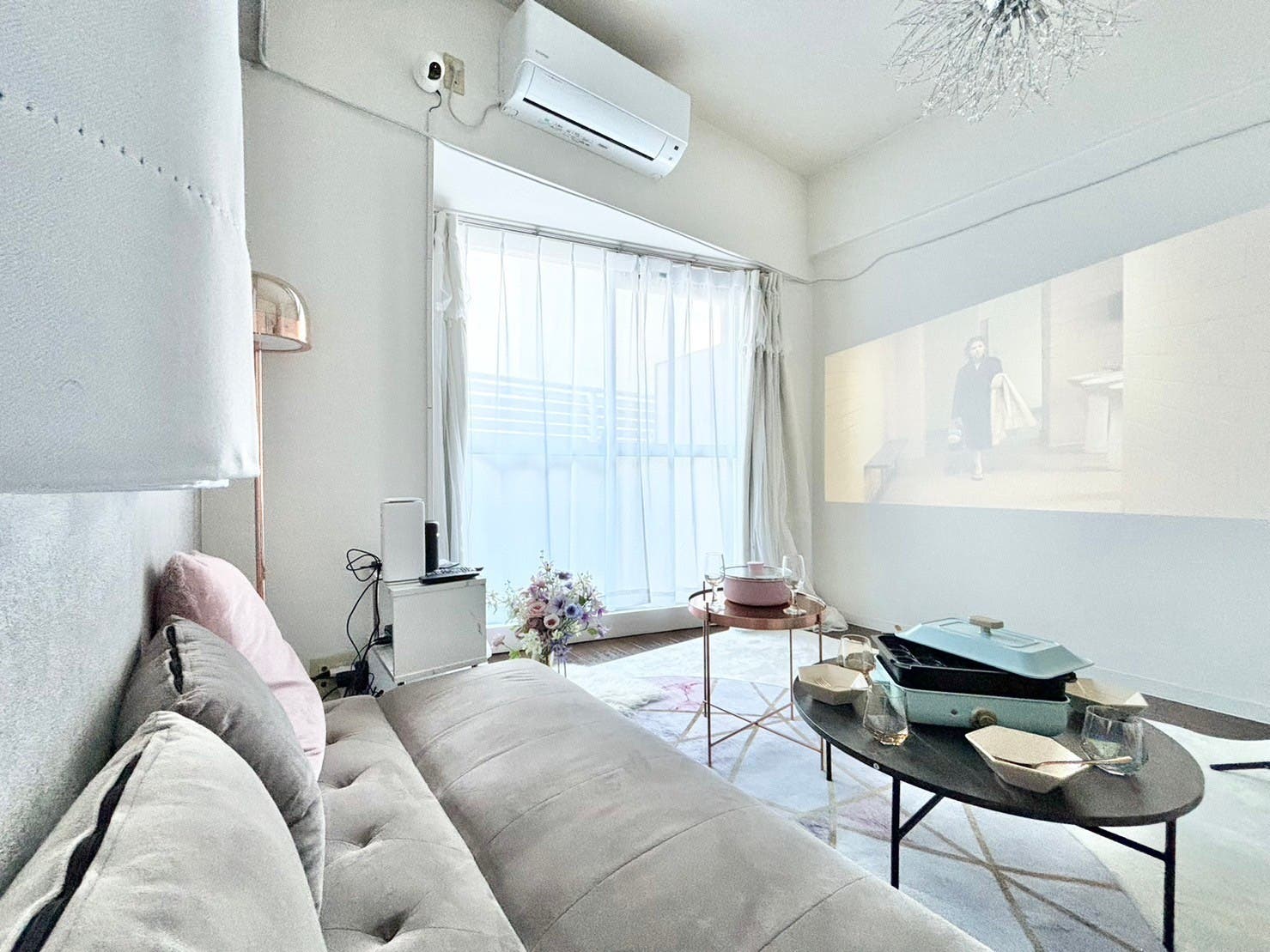 【名古屋駅5分】映画・Netflix見放題🍿ホームパーティー🍽飲食可／24時間365日利用OK🏪高速Wifi✨の写真2