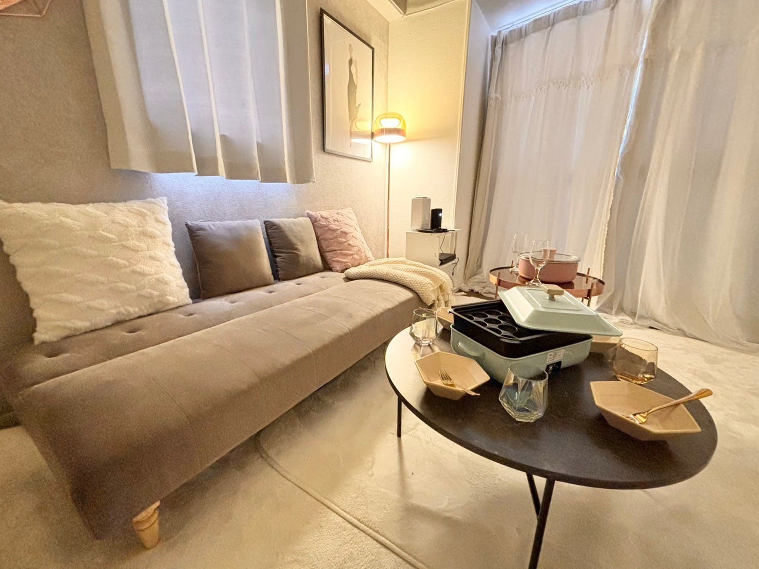 【名古屋駅5分】映画・Netflix見放題🍿ホームパーティー🍽飲食可／24時間365日利用OK🏪高速Wifi✨の写真6