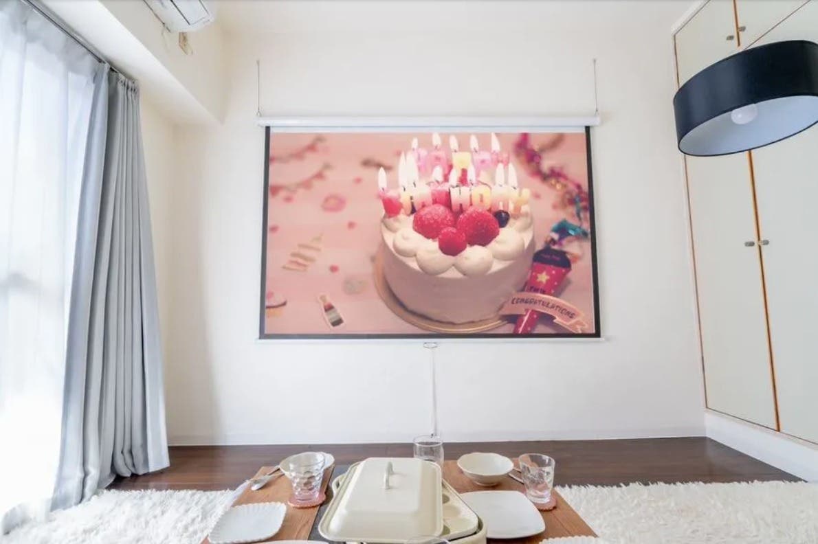 【名古屋駅4分】ホームパーティー🍴推し活📣女子会💞ボドゲ🃏／夜間利用🌟100㌅プロジェクター完備🎥キッチン付き🍳✨の写真9