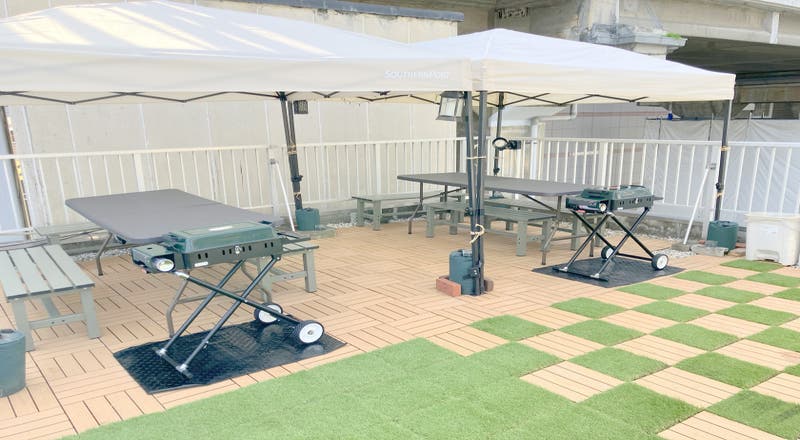 好立地☆駅徒歩1分！BBQ可！30名様ご利用可☆広々140㎡＋屋上テラス！大画面プロジェクターでゲーム・カラオケ可！