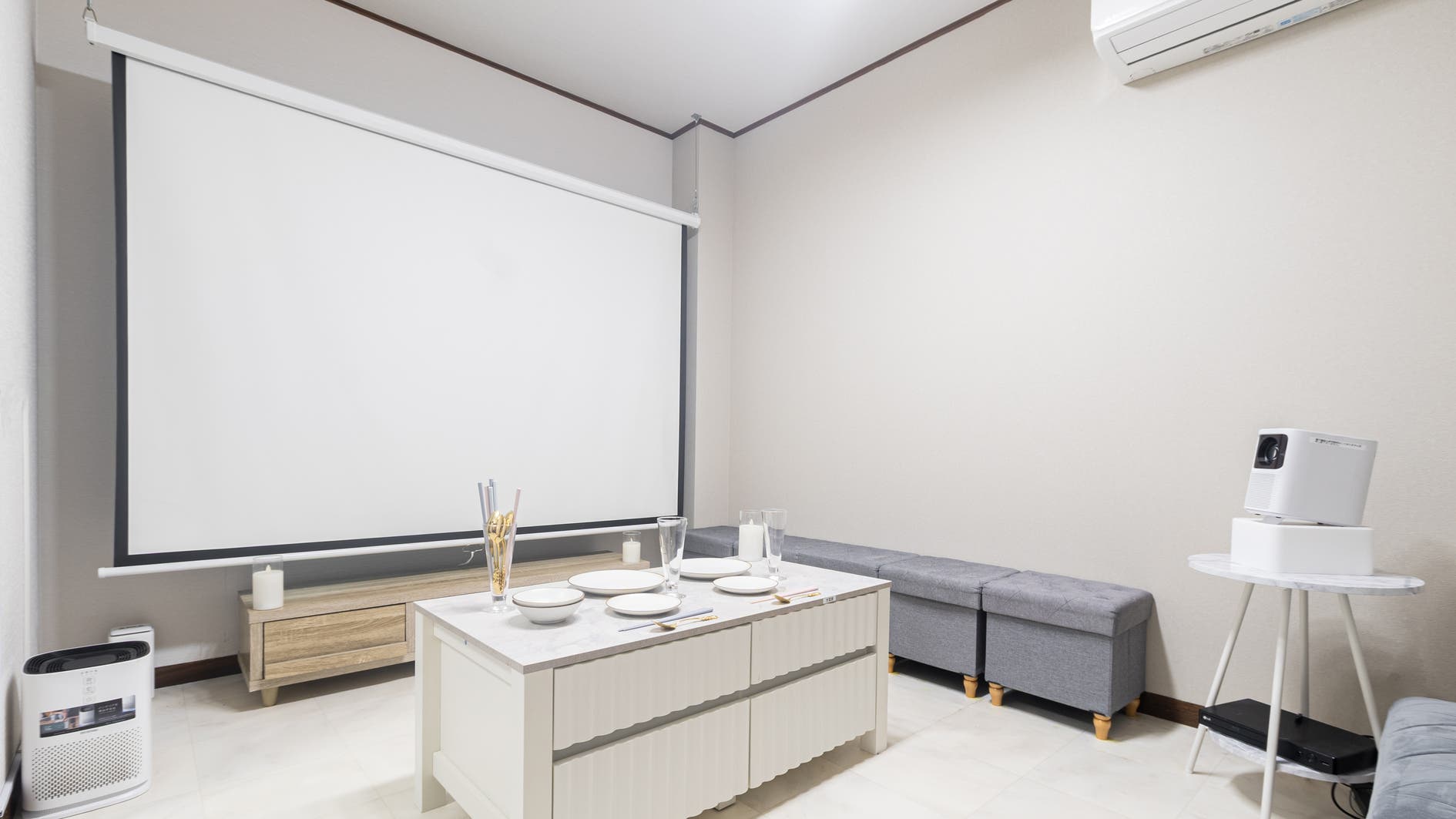 《ルミ南森町》梅田・南森町すぐ商店街の中で楽々♡プロジェクター🎬24時間営業🕐ごみ捨て無料！おうちデート♡女子会♡の写真22