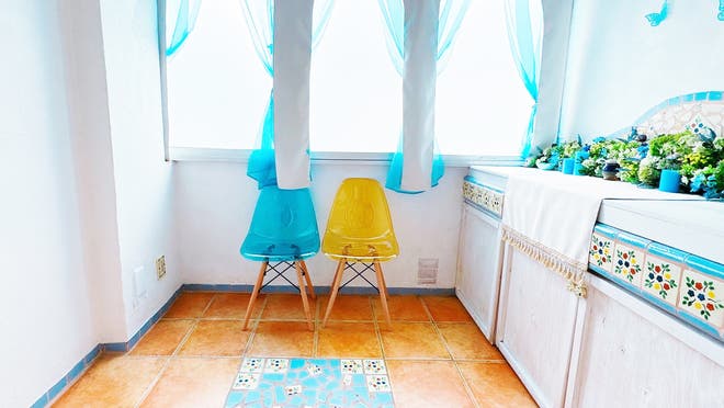 【西馬込店】西馬込駅5分|やわらかな自然光が降り注ぐ、 水色と黄色を基調とした爽やかなスタジオの写真7