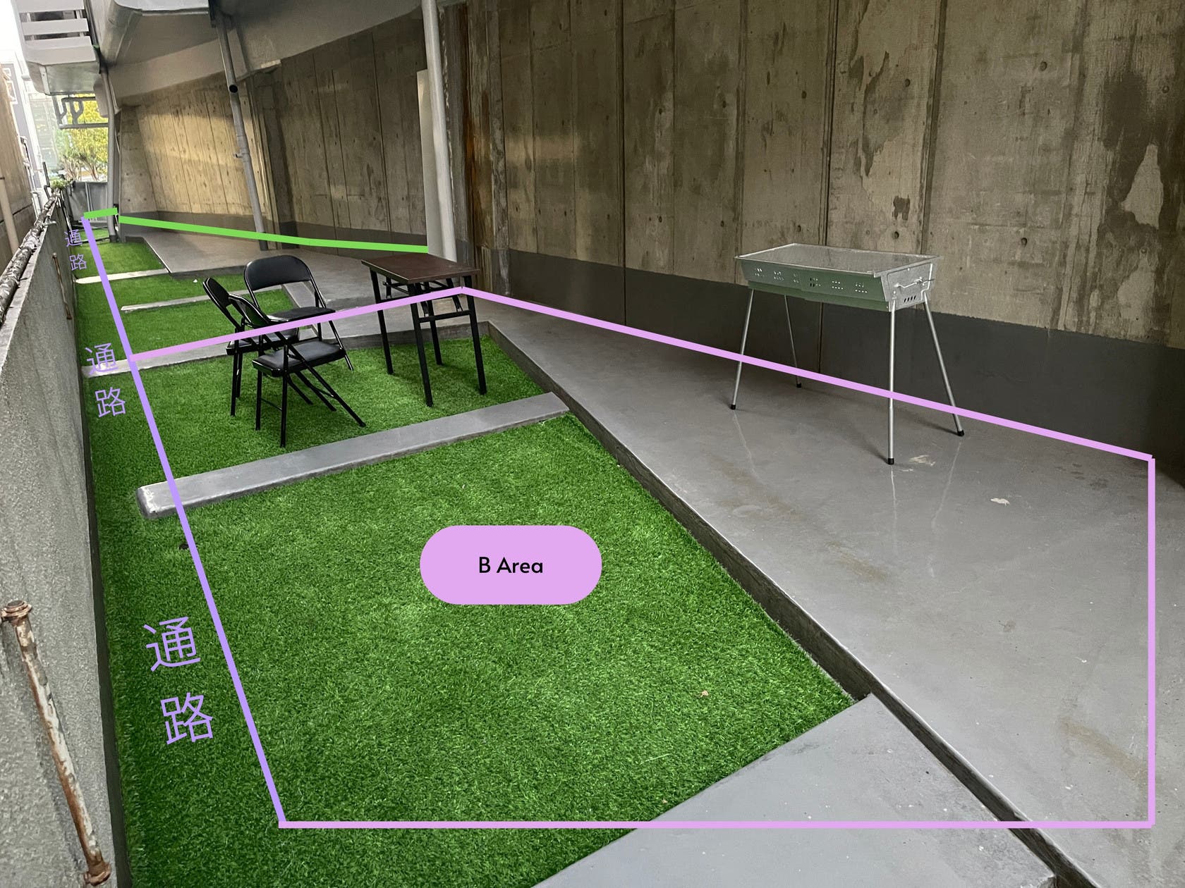 【完全貸切】(全)東新宿1分・屋根付きテラスBBQ「軍艦屋台」少人数～貸切までOKの写真3