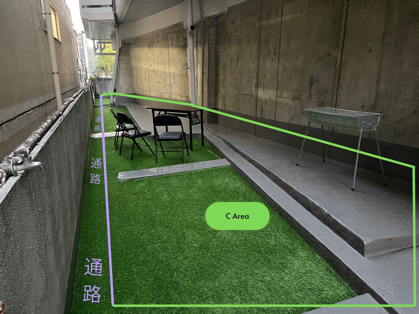 【完全貸切】(全)東新宿1分・屋根付きテラスBBQ「軍艦屋台」少人数～貸切までOKの写真4