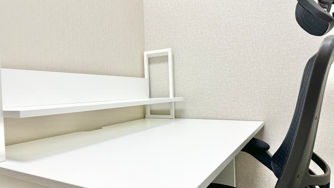 【名古屋駅1番出口より徒歩3分】1~2名★個室で人目を気にせず集中して作業・仕事・学習に最適!Wi-Fi無料!時間貸の写真6