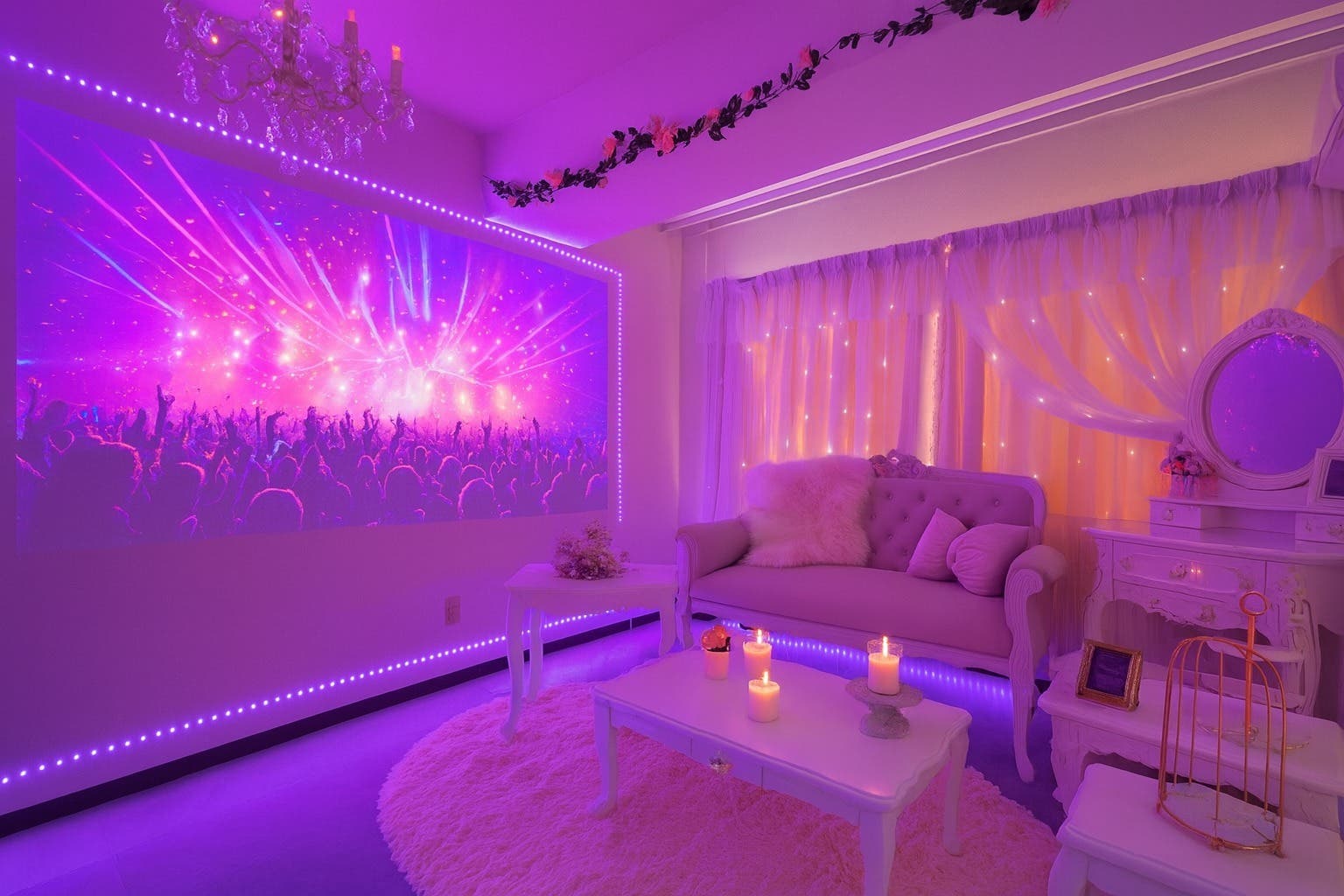 NEW OPEN特価🉐【推し活に最適】姫系ロココ調🎀小さな推しフォトルーム｜横浜駅近｜コスプレ｜推し活｜誕生祭の写真4