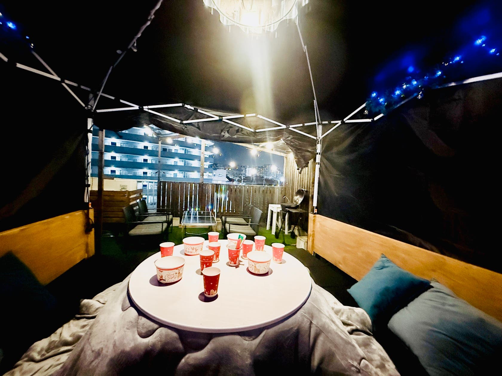 冬はぬくぬくコタンピング💕BBQグリル無料貸し出し🍖鍋🍲たこ焼き🐙クリスマス🎄圧倒的映えスポットで盛り上がろう！の写真6