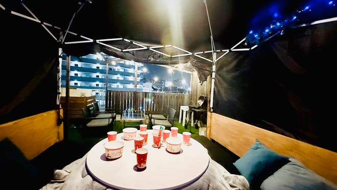 冬はぬくぬくコタンピング!BBQグリル無料貸し出し!鍋やたこ焼きパーティーもOK♪圧倒的映えスポットで盛り上がろう!の写真6