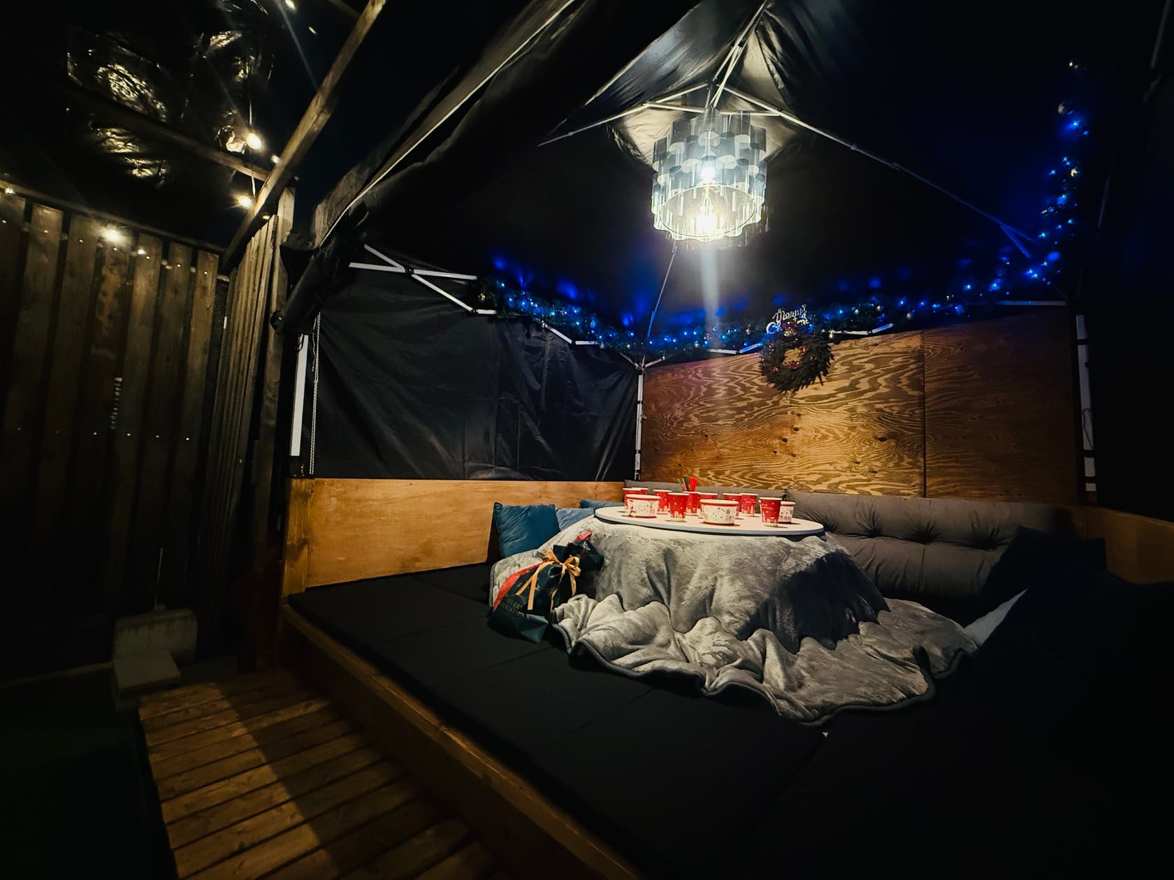 冬はぬくぬくコタンピング💕BBQグリル無料貸し出し🍖鍋🍲たこ焼き🐙クリスマス🎄圧倒的映えスポットで盛り上がろう！の写真1