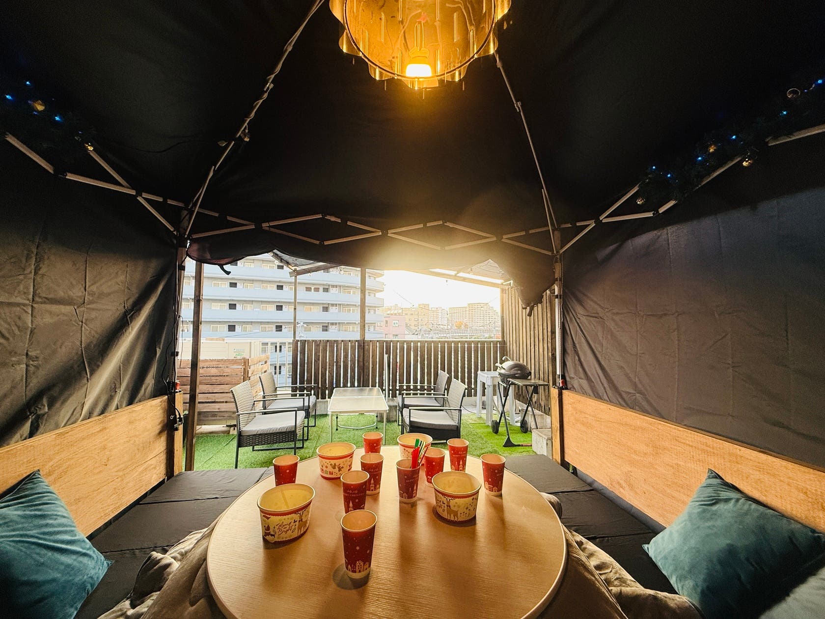 冬はぬくぬくコタンピング💕BBQグリル無料貸し出し🍖鍋🍲たこ焼き🐙クリスマス🎄圧倒的映えスポットで盛り上がろう！の写真2