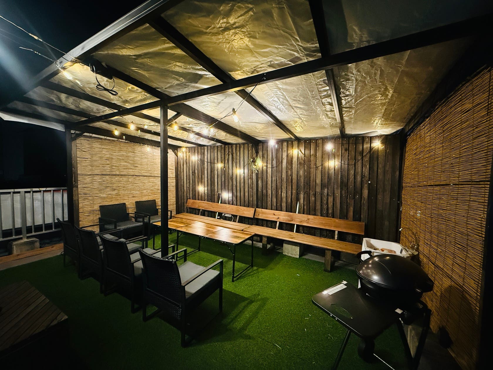 冬でもぬくぬく👍電気毛布無料貸し出し中💕【八丁畷駅1分】屋上グランピングガーデン🍖の写真3