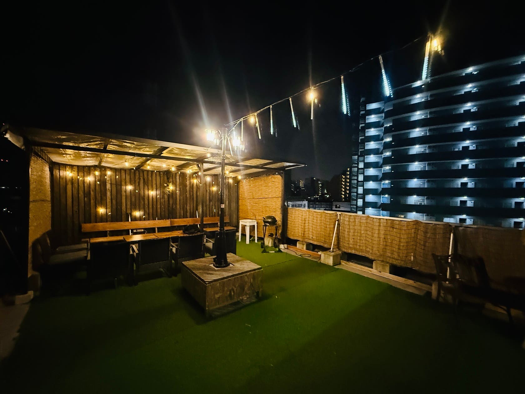 冬でもぬくぬく👍電気毛布無料貸し出し中💕【八丁畷駅1分】屋上グランピングガーデン🍖の写真2