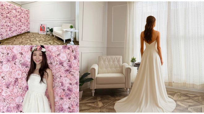 【渋谷・三軒茶屋エリア】駅チカ・自然光たっぷり白壁×バラ背景撮影スタジオ|ポートレート・ファッション・商品・SNS撮影の写真1