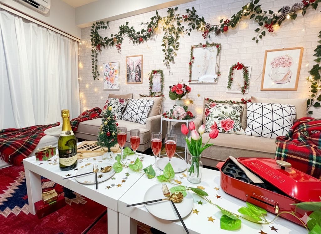 【錦糸町駅4分すぐ/完全個室プライベート空間】仏🇫🇷Pariスタイル✨カップル&女子会💃に/最大10名🆗24H可の写真1