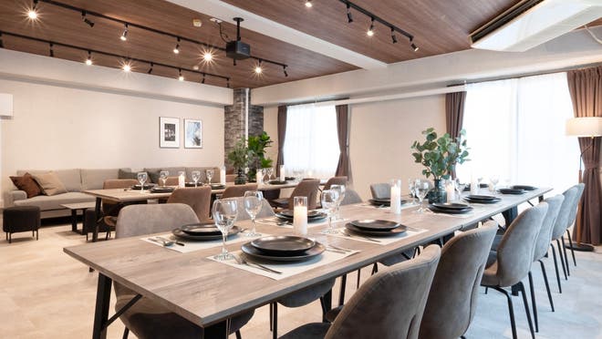 〈MillionLOUNGE広島駅前〉広島駅4分🚃最大40名🎉巨大スクリーン🎬各種パーティ🍷ビジネス🎤撮影💎の写真3